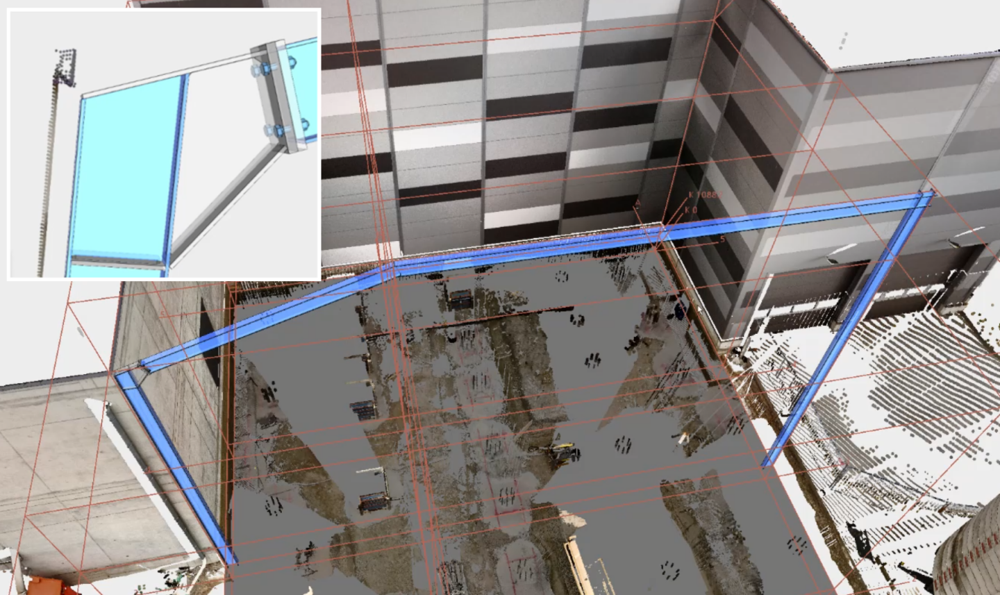 Qbitec - Point clouds in bocad powered by Qbitec